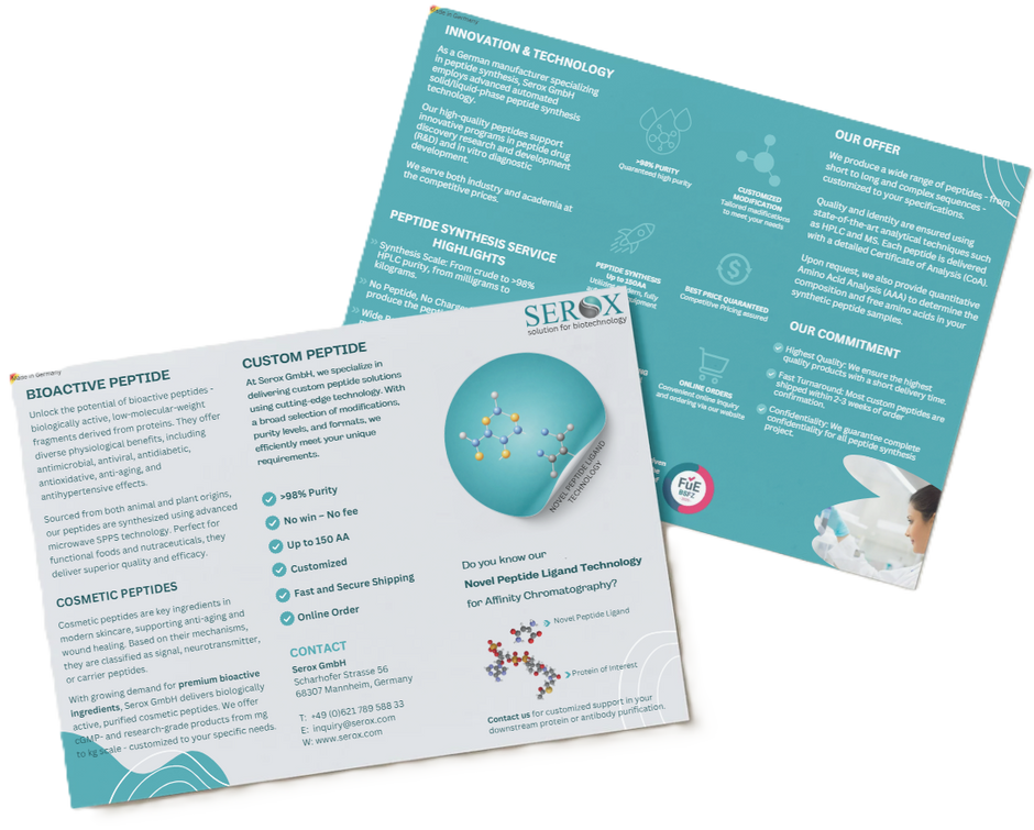 Custom Peptide Synthesis Services – Serox GmbH
